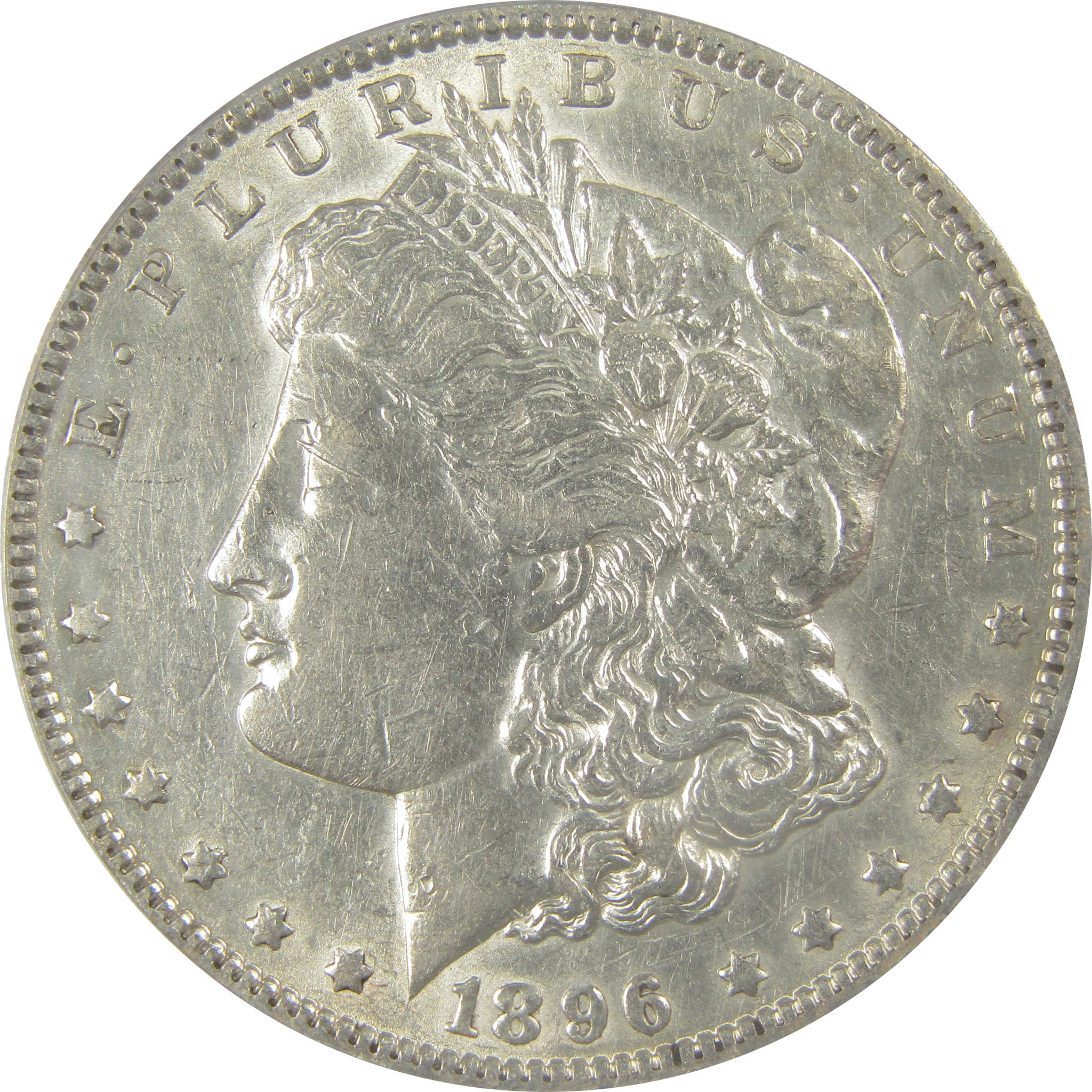1896 O Morgan Dollar AU 50 Details ANACS Silver $1 Coin SKU:I21784