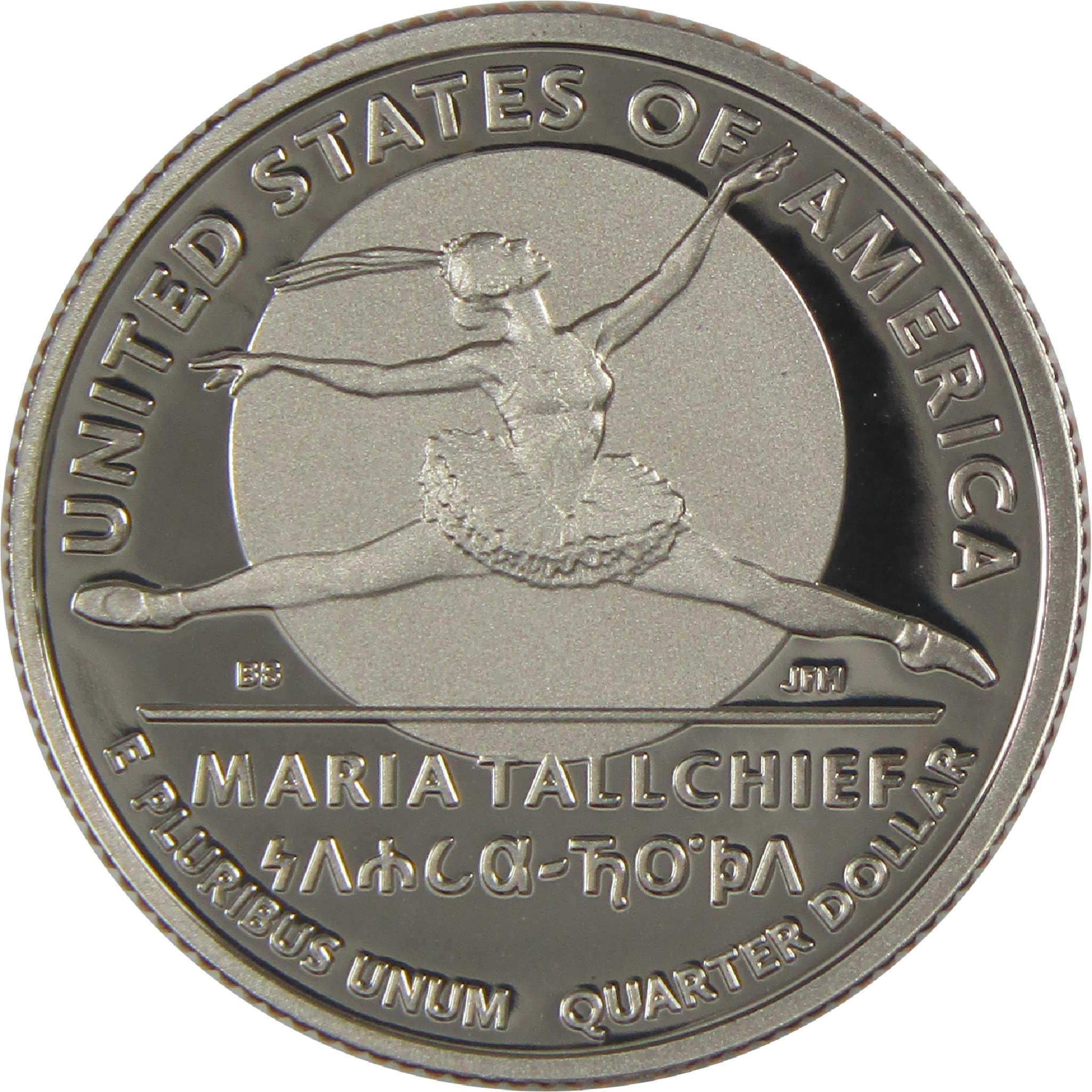 2023 S Maria Tallchief American Women Quarter Choice Proof Clad