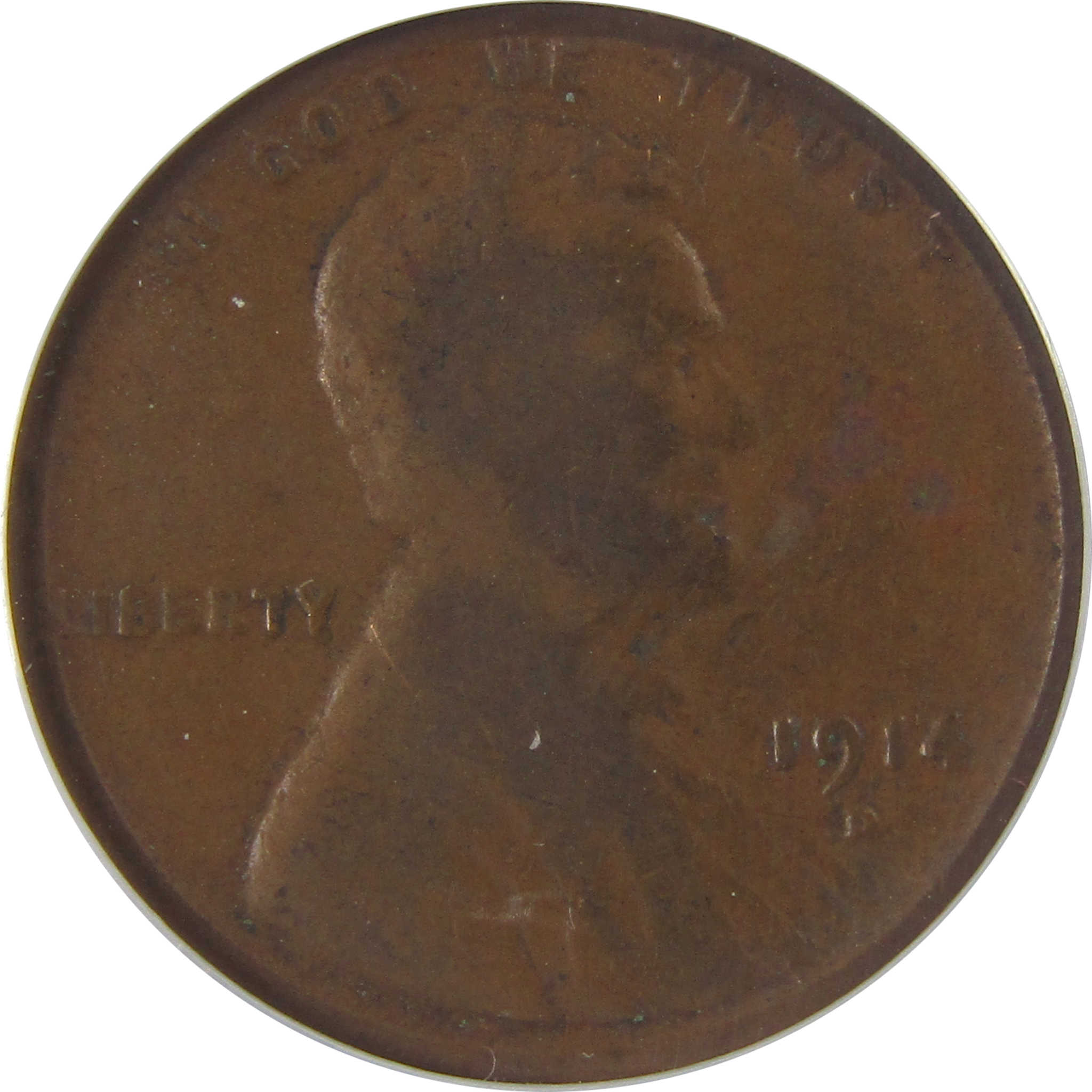 1914 D Lincoln Wheat Cent G 6 ANACS Penny 1c Coin SKU:CPC1137