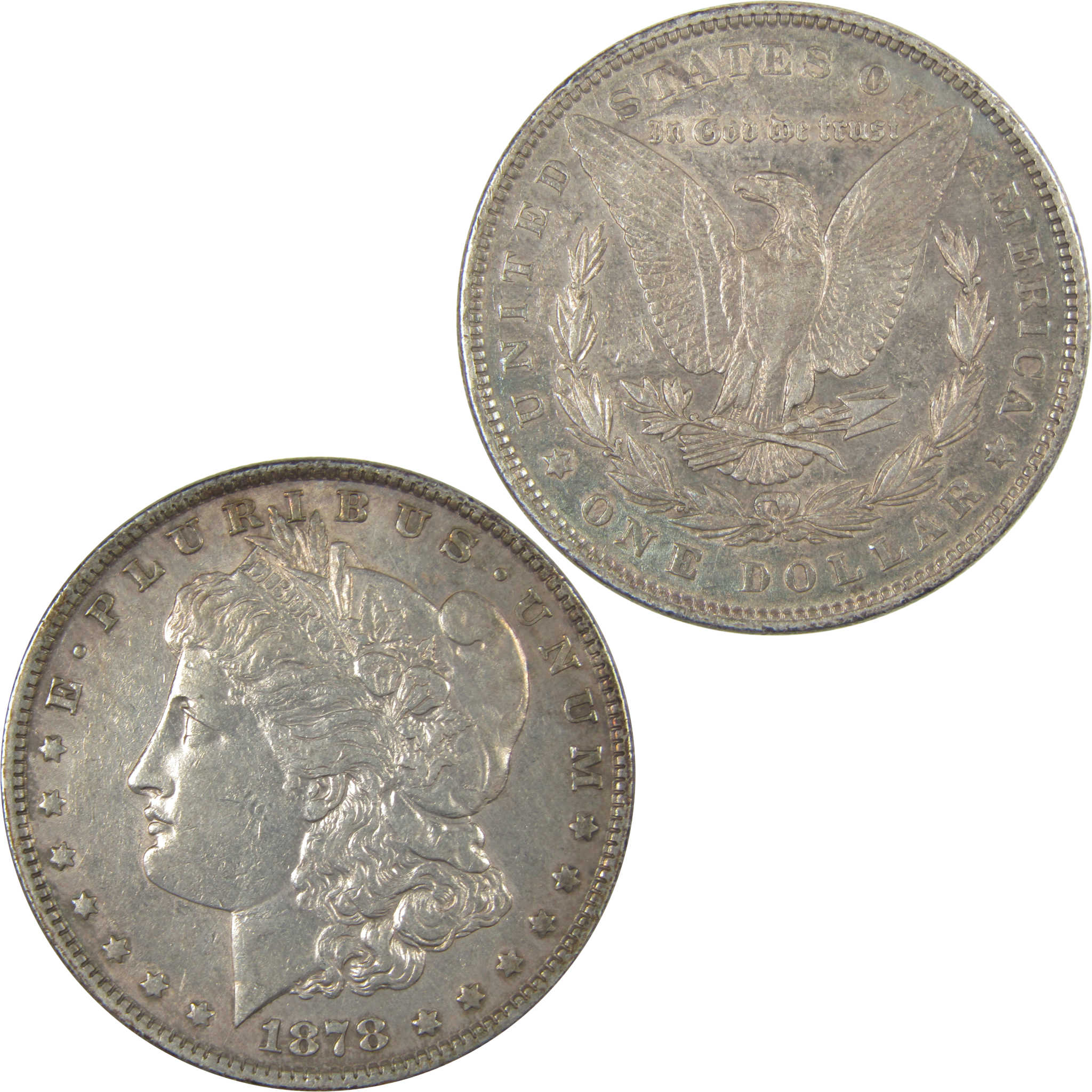 1878 7TF Rev 79 Morgan Dollar XF EF Extremely Fine Silver SKU:CPC1016